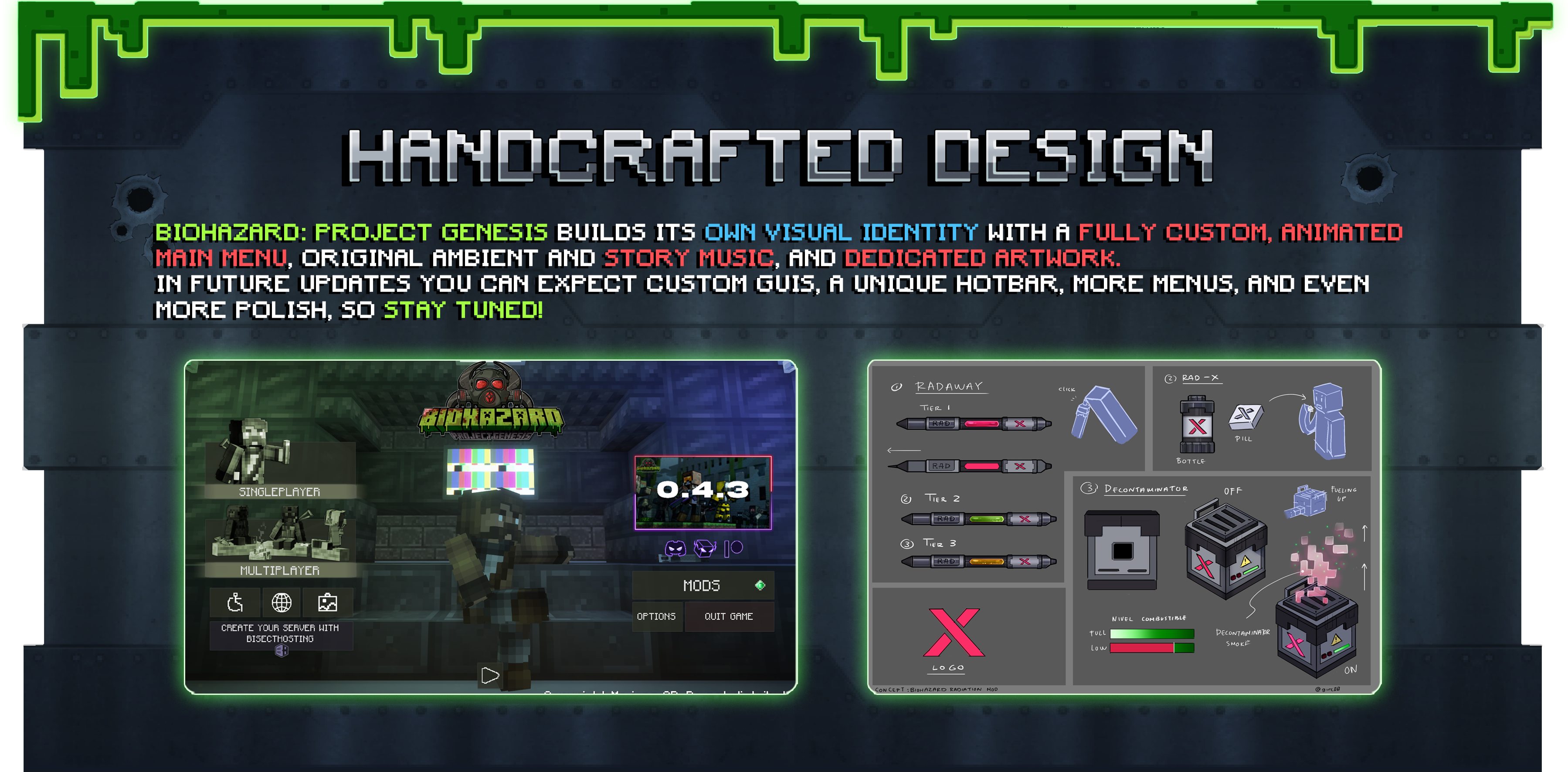 Biohazard: Project Genesis | Post-Apocalyptic Minecraft Modpack
